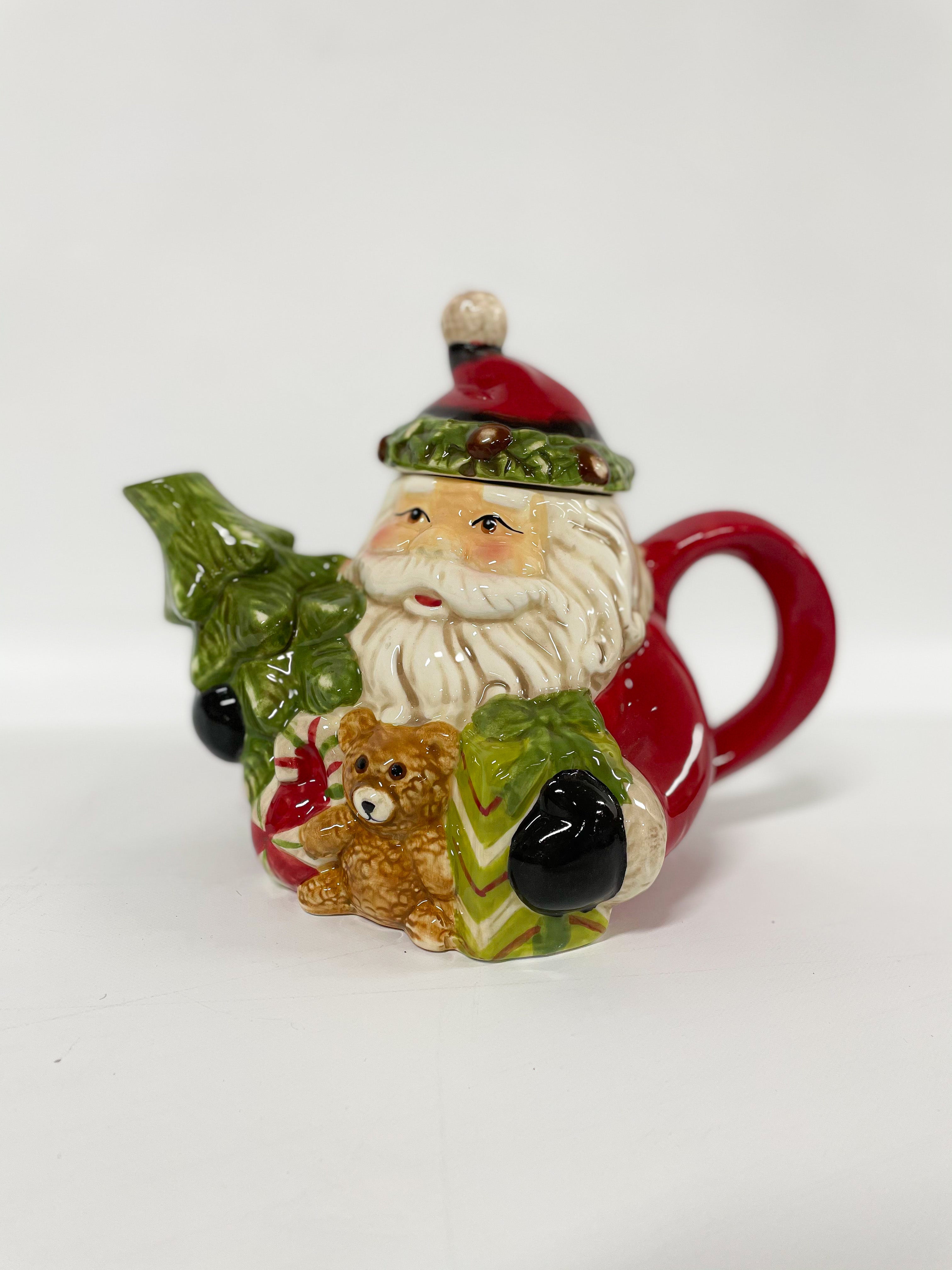 Ceramic Santa Tea Pot – Sign Obsession